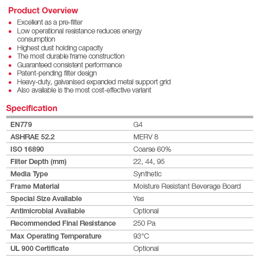 AAF MEGAPLEAT M8 / SC - K-Tech Solutions